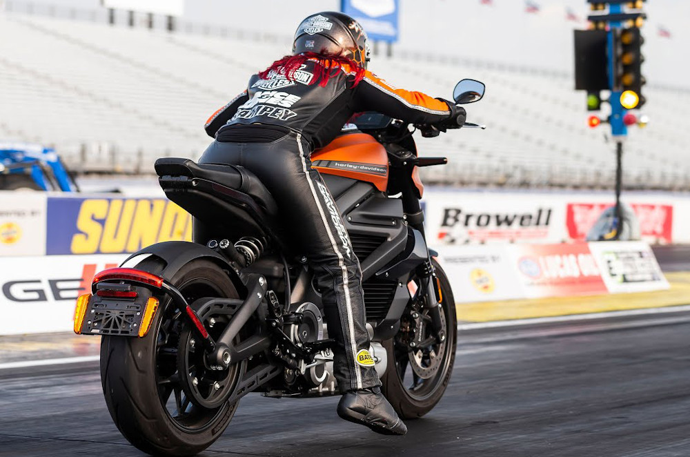 Get a glimpse of the future of drag racing with the Harley-Davidson ...