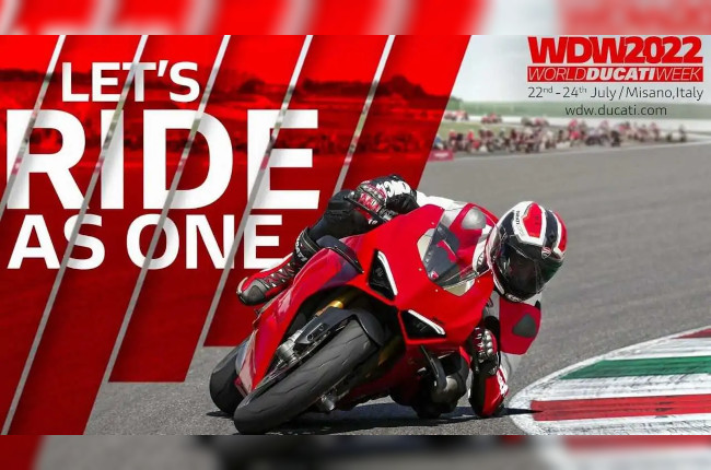 The 2022 World Ducati Week will kick off in July | MotoDeal